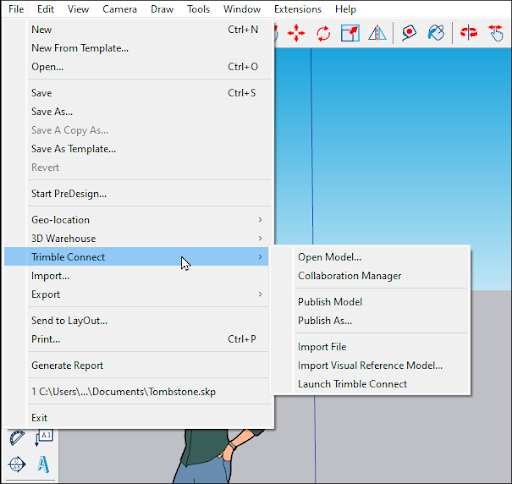 Trimble Connect In Sketchup For Desktop Sketchup Help