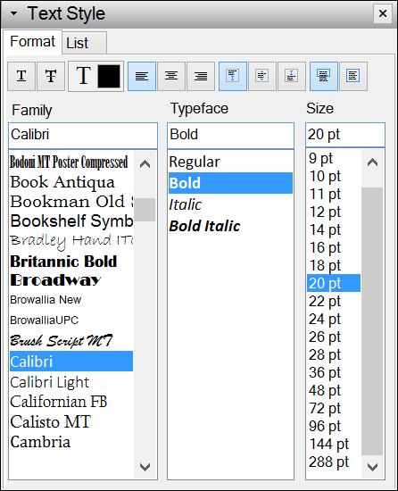 Formatting Text SketchUp Help