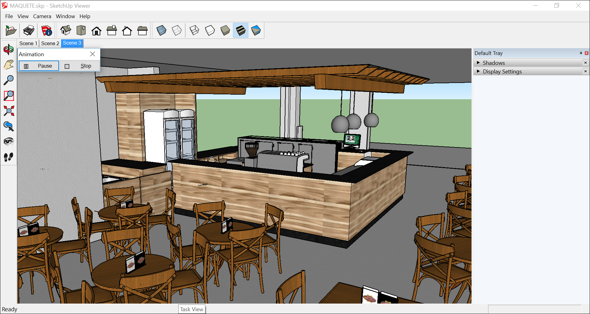 Concept SketchUp View House Plan Sketch