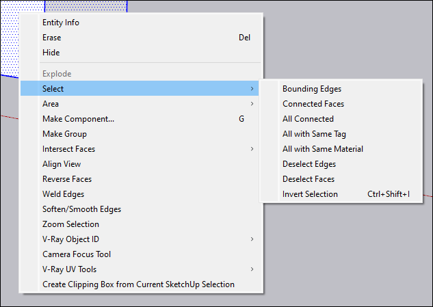 Selecting Geometry SketchUp Help